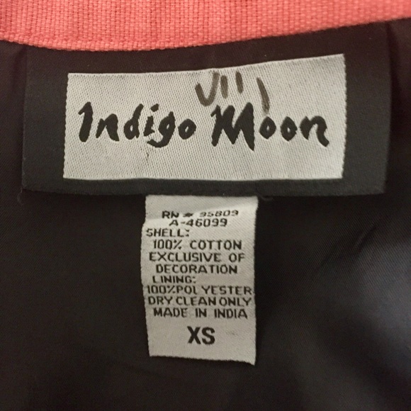 Jackets & Coats | Indigo Moon Appliqud And Embroidered Jacket | Poshmark